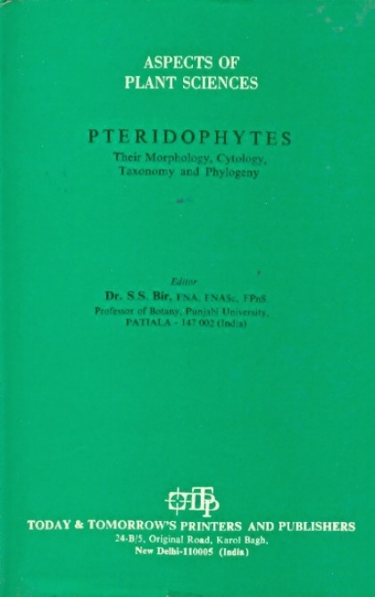 Pteridophytes: Their Morphology, Cytology, Taxonomy And Phyiogeny
