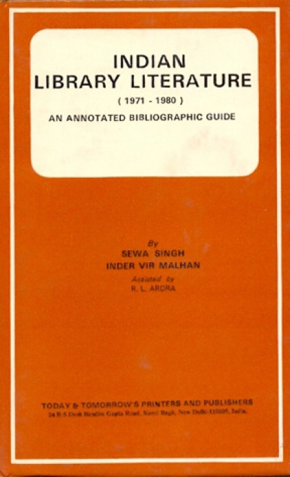 Indian Library Literature : 1971-80